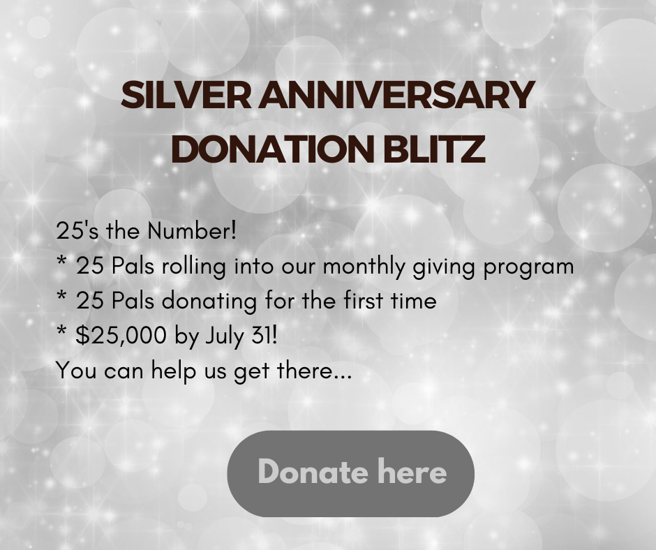 Silver Anniversary Donation Blitz - PMP Pals